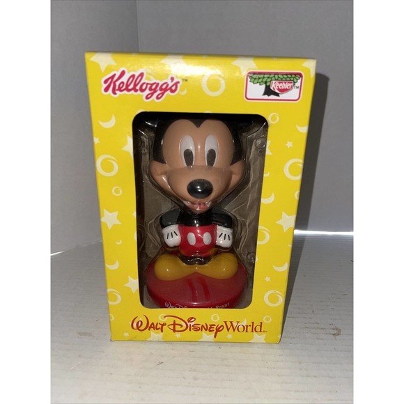 Disney | Toys | 202 Mickey Mouse Bobble Head Disney World Kellogg ...